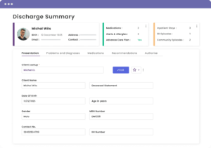 Electronic Discharge Summary - DC2Vue